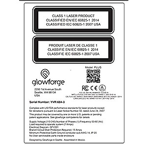 Glowforge Plus 3D Laser Printer – The Fast, Easy, and Powerful Tool for Wood, Leather, Craft, Paper, Fabric, and DIY. The Ultimate Hobby Laser Cutting & Engraving Machine