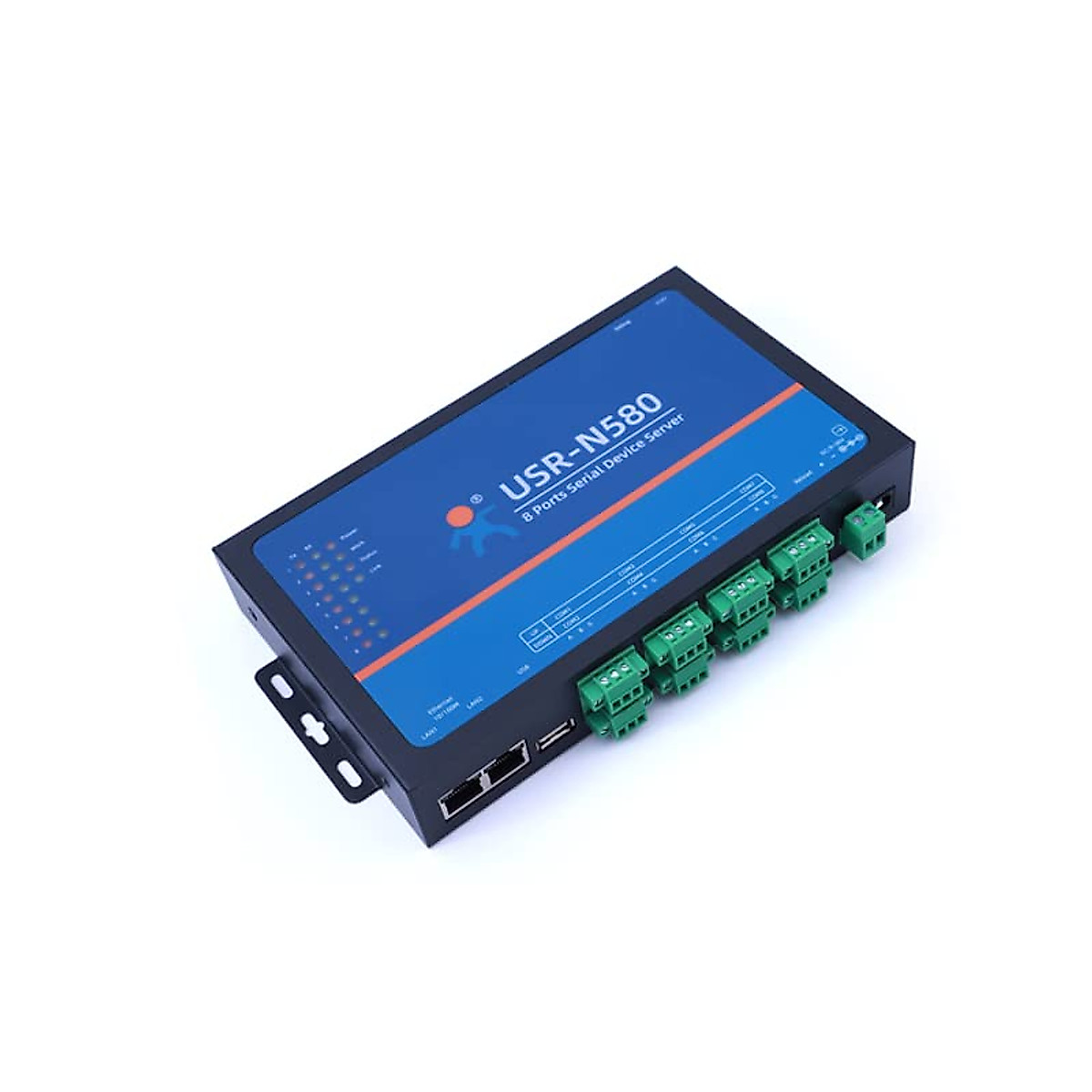 Lubeby Smart USR-N580 8 Channels MQTT Modbus Gateway RS485 Serial to TCP/IP Ethernet Device Server Converter