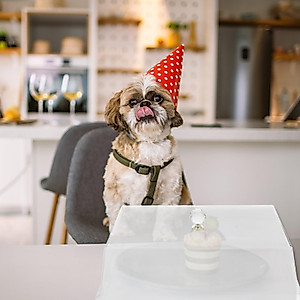 Luxshiny Cake Stand Cover, Cake Dome Rectangular Food Cover Cake Display Stand Cover for Home Kitchen Party (34* 24* 10.5cm)