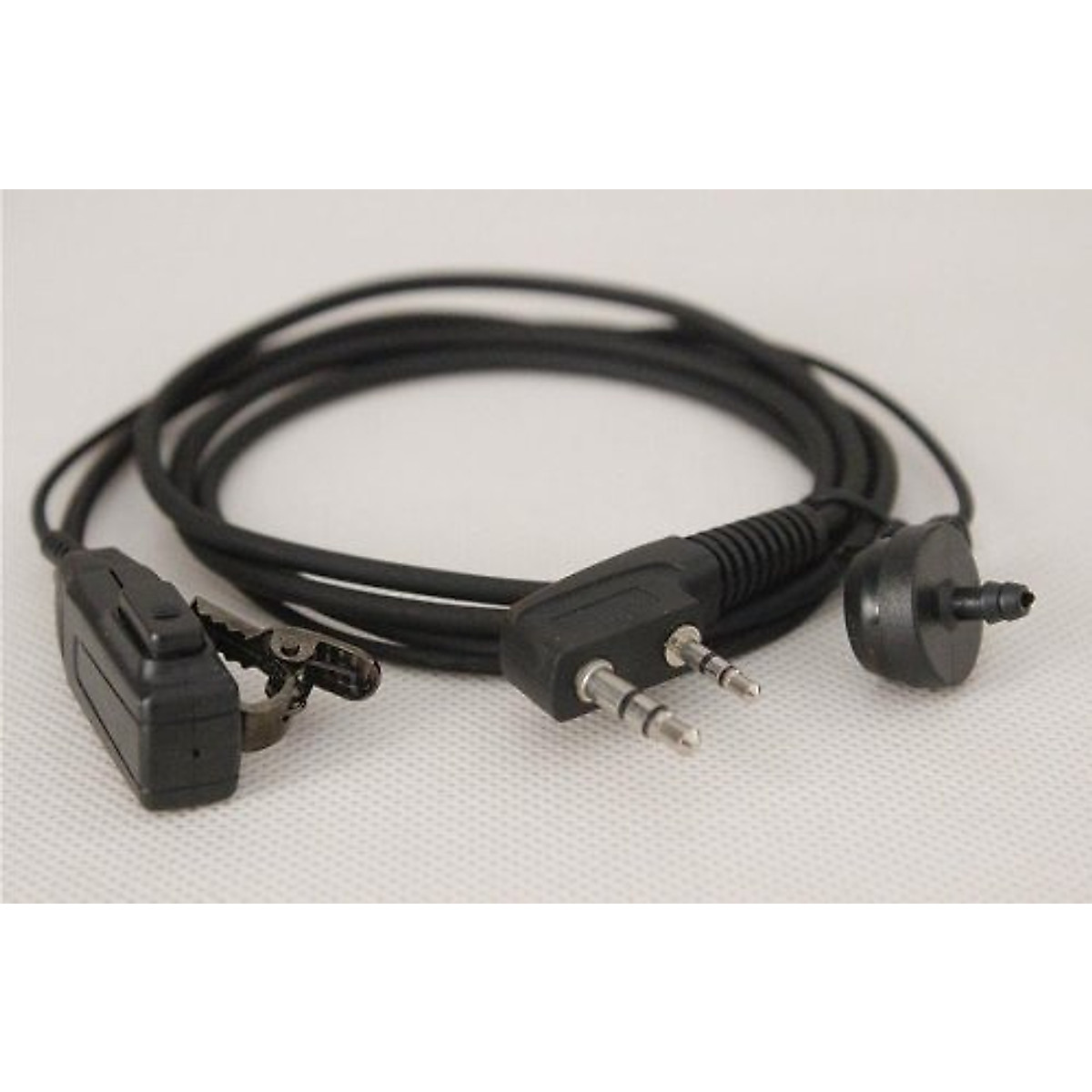 NSKI Air Acoustic Earpiece Headset for Two Way Radios UV-5R UV-B6 BF-888S UV-B6 UV-B5 Walkie Talkies 2-Pin Jack.