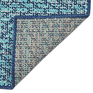 Christopher Knight Home Boggio Area Rug, 5'3" x 7', Blue + Ivory