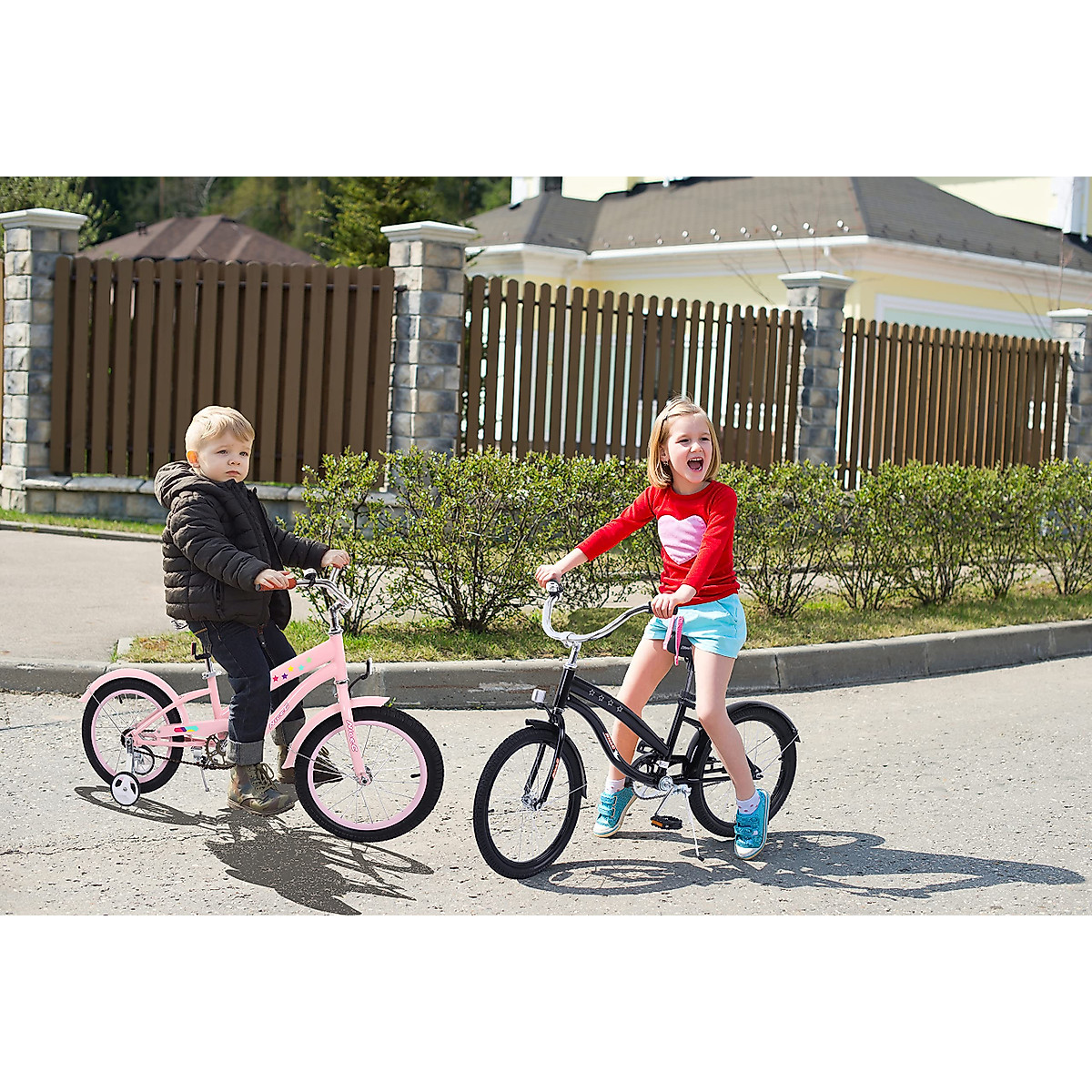 Nice C Kids Cruiser Bike Pink + Kids BMX Bike