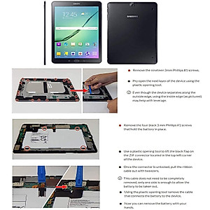 BOWEIRUI EB-BT810ABE (3.85V 22.6Wh 5870mAh) Tablet Battery Replacement for Samsung Galaxy Tab S2 SM-T815C SM-T815X SM-T815N0 SM-T817W SM-T817X SM-T817A SM-T817T SM-T817P Series EB-BT810ABA GH43-04431A