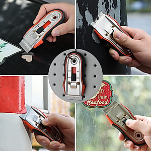 WORKPRO 2-in-1 Folding Knife/Utility Knife & VALUEMAX Utility Knife and Razor Blade Scraper Set