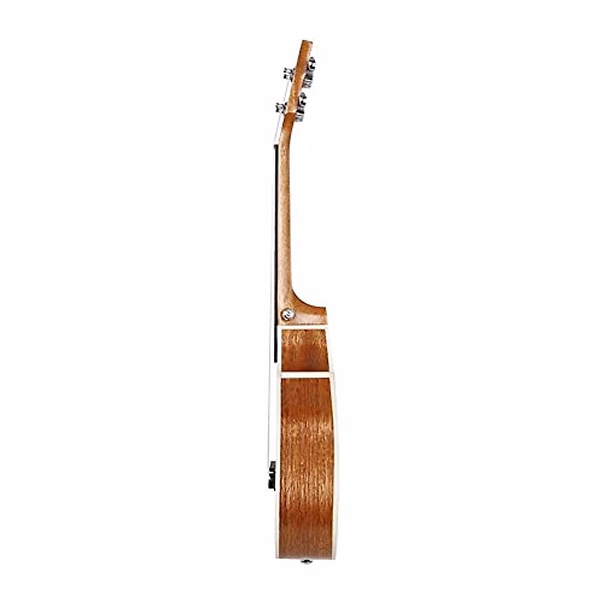 LMMDDP 23-inch Ukulele Wood Panel Cutaway Arm Guard Wood Color Ukulele Full Sound Stringed Musical Instrument