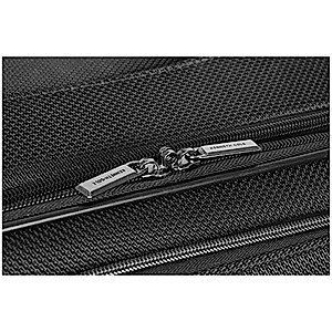 Kenneth Cole REACTION Rugged Roamer Lightweight Softside Expandable 8-Wheel Spinner Luggage, Black, 2-Piece (20” Carry-On/28” Check Size)