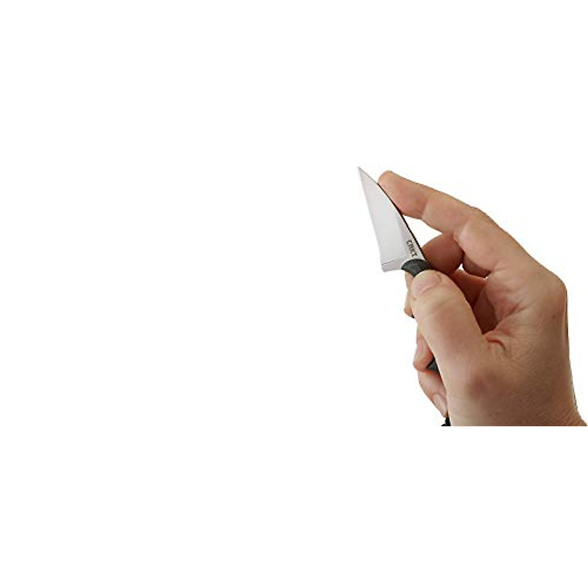 COLUMBIA RIVER KNIFE & TOOL CRKT Minimalist Wharncliffe Neck Knife: Compact Fixed Blade Knife, Folts Utility Knife, Bead Blast Blade, Resin Infused Fiber Handle, and Sheath 2385