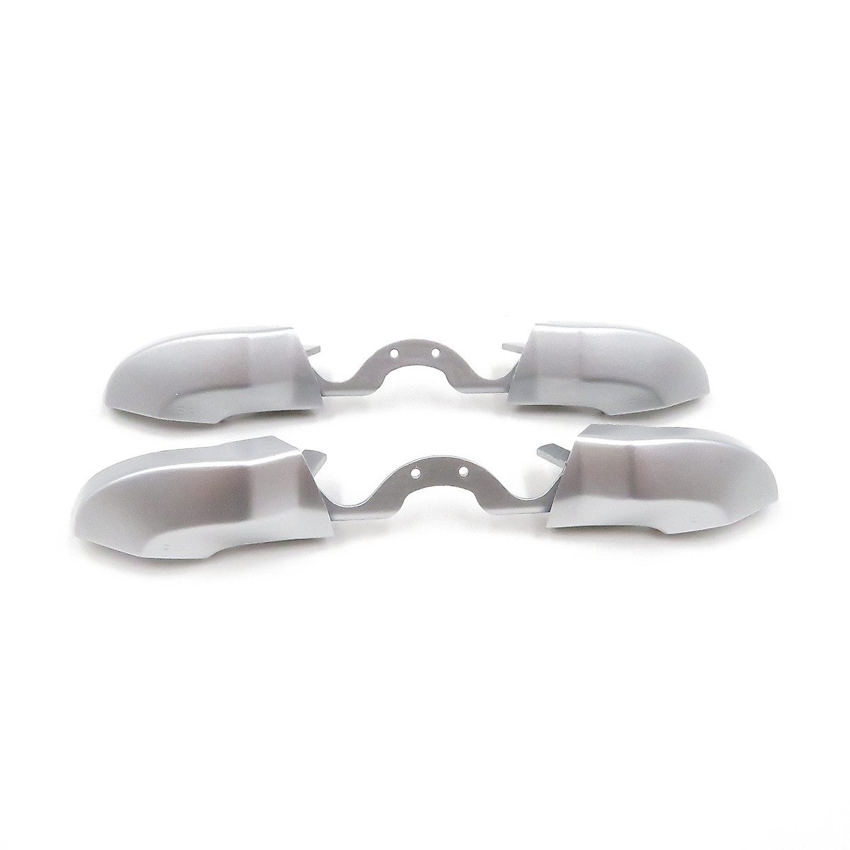 EEkiimy 2 Packs Replacement Paint Silver LB RB Bumpers Triggers+T8 Screwdriver T6 Screwdriver for Xbox One Elite Controller Repair parts Xbox One Controller Bumpers 3.5mm