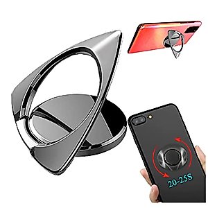 Tons Cell Phone Fidget Spinner Finger Ring Grip Holder, 360° Rotating Metal Mobile Phone Ring Holder, Smart Phone Tablet Case Accessories Toys