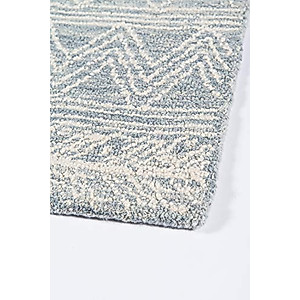 Momeni Mallorca Light Blue Area Rug Area Rug, 2' x 3' Sized Rug for Entry Way, Bathroom, and Kitchen