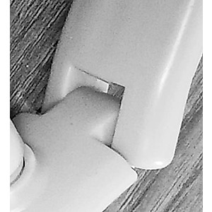 Fineget Folding Clothes Skirt Shirt Hangers with Clips Plastic Coat Travel Shoes Socks Shorts Hangers Foldable Collapsible Closet No Slip Heavy Duty White Hangers Retail Organizer 4 PCS + 8 Clips