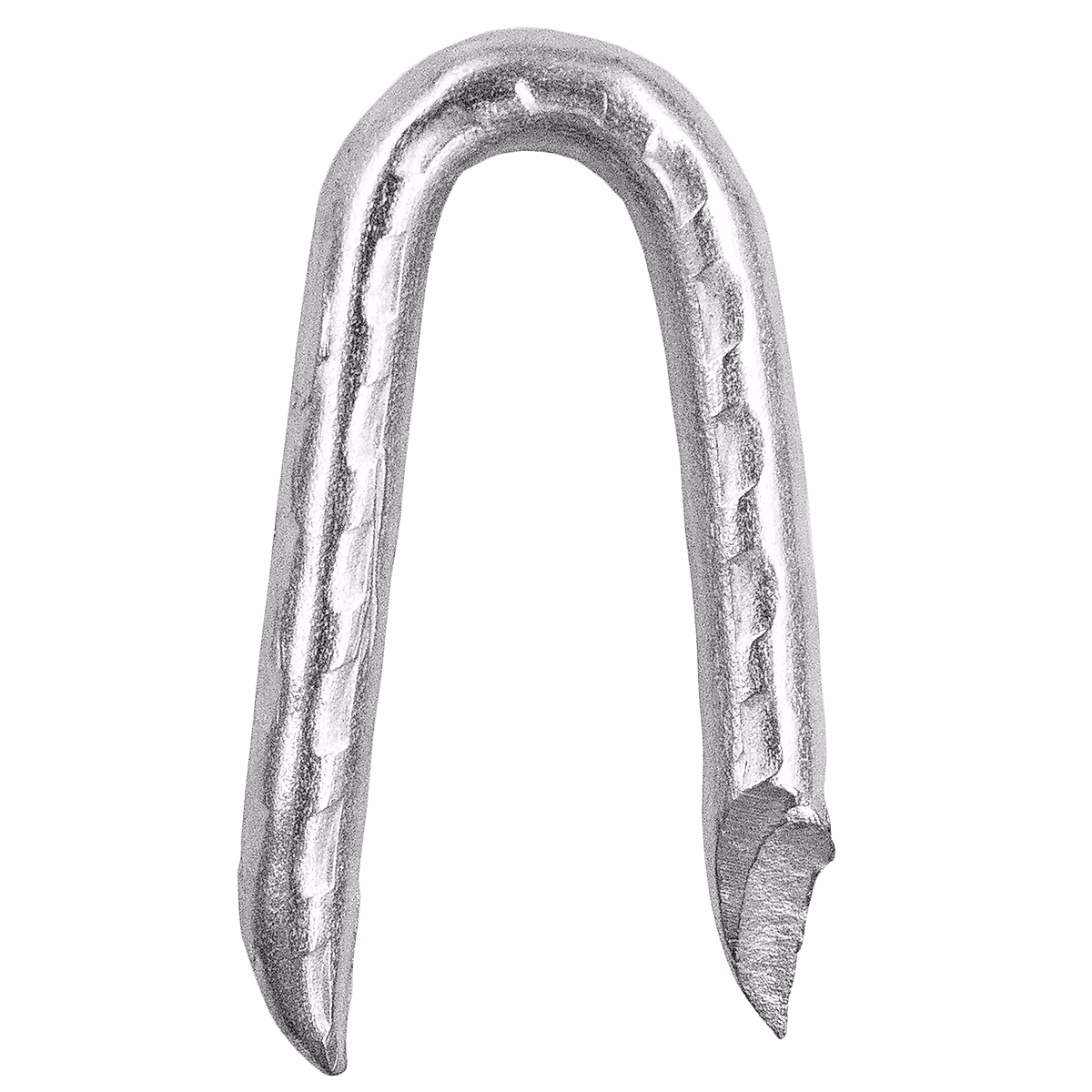 OMOTOOL Steel Wire Fencing Staples (70 pcs), 3.6 * 30mm-Heavy Duty Galvanized U-shaped fasteners Nails for Wire Mesh and Woven Fencing