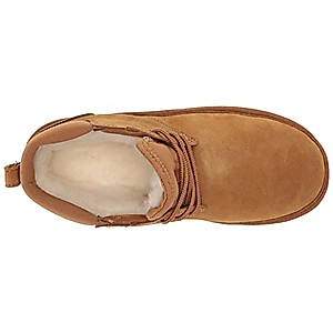 Koolaburra by UGG Unisex-Child ADVAY Chukka Boot, Chestnut, 2 Little Kid