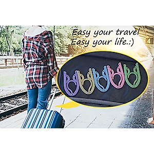 20 Pcs Portable Folding Travel Clothes Hangers, Foldable Clothes Drying Rack for Travel