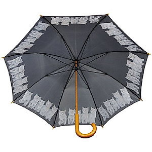 PealRa Grey Cats Umbrella