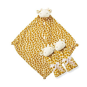 Angel Dear - Brown Giraffe, Pair And A Spare Blankie Set