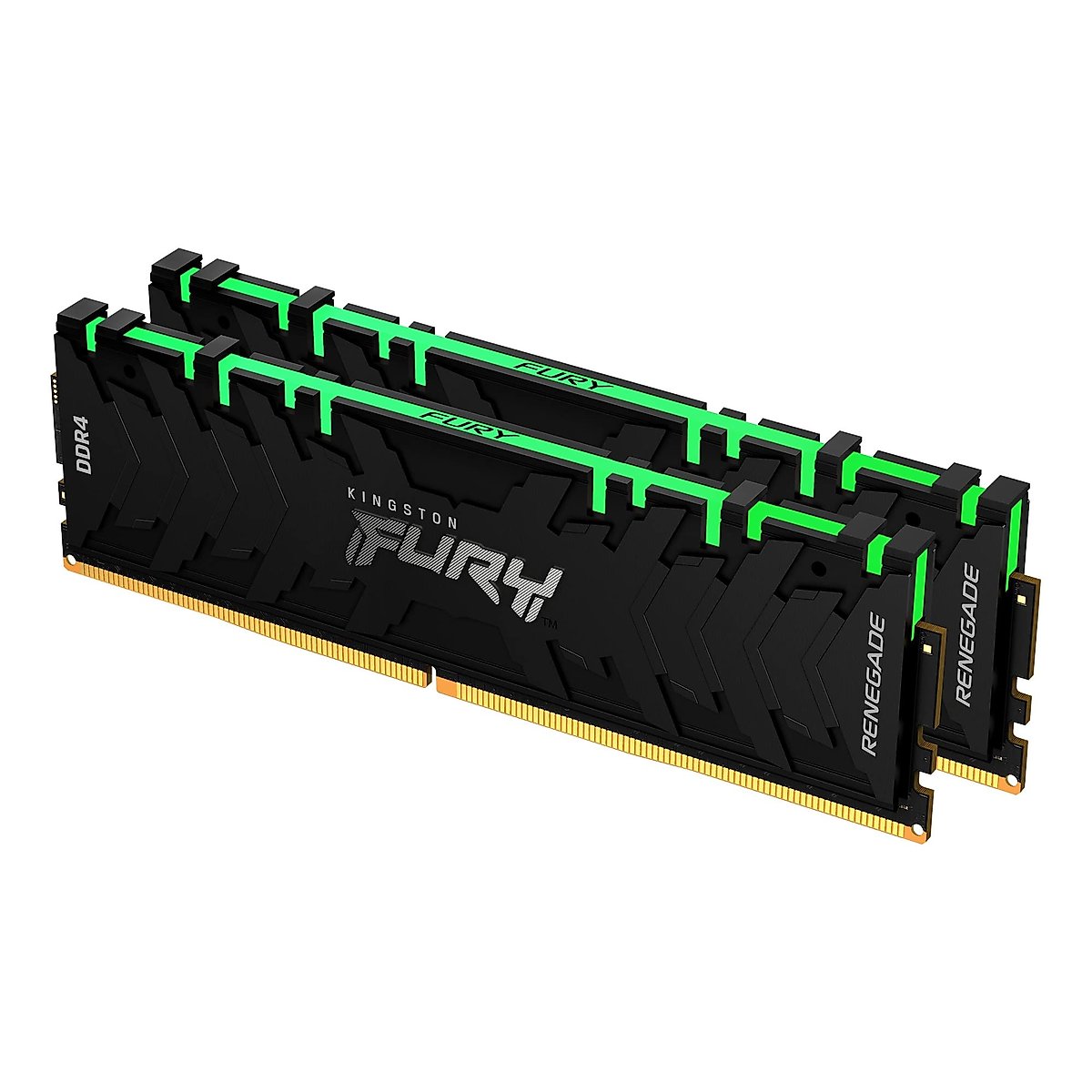 Kingston Fury Renegade RGB 16 GB (2 x 8 GB) 3600 MHz DDR4 CL16 Desktop Memory Kit of 2 KF436C16RBAK2/16
