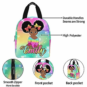 M YESCUSTOM Custom Girls Backpack with Name Personalized Elementary High School Bookbag Girl, Shoulder Bag for Girls Kids Teen Multi Color Travel Backpack Casual Daypack Bag for School College Camping