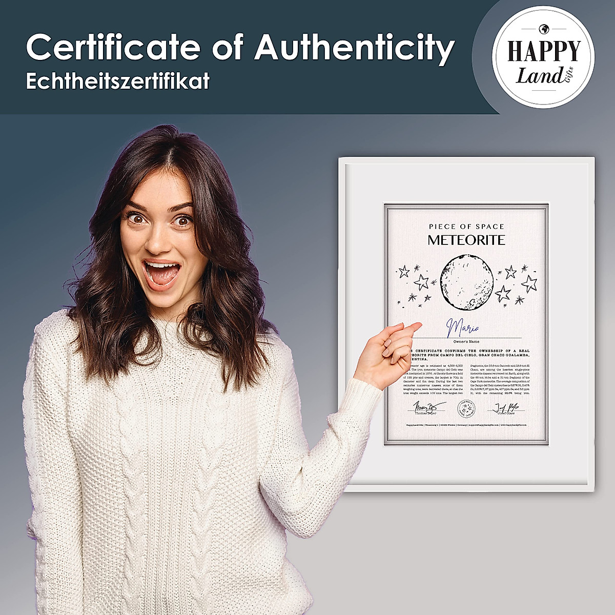 Real Shooting Star | Iron Meteorite | Space and NASA Enthusiasts | with Personalized Certificate | Space Stuff | Moon Rock | 6th Iron anniversary gifts | Lovers | for him and her | Valentines Day Gift