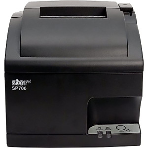 Star Micronics SP742ME Monochrome Wired Impact Kitchen Receipt Printer - Ethernet Connectivity - Compatible with Square and Clover, Auto Cutter, Internal Power Supply