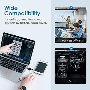 8GB USB Flash Drive 5 Pack, Pnstaw USB 2.0 Memory Sticks Thumb Drives Pen Drives Jump Drive with 5 Lanyards for Data Storage, File Sharing, Black (8GB, Black)