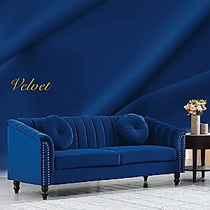 Star Home Living Corp. Jessica 3 Pieces Living Room Set, Jazz Blue