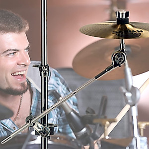 Gibraltar Long Boom Attachment Cymbal Arm with Rotating Grabber Clamp Holder (SC-CLBAC, 18")