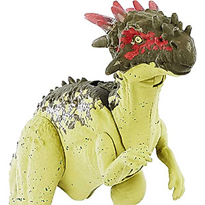 Jurassic World Toys Wild Pack Dracorex Herbivore Dinosaur Action Figure Toy with Movable Joints, Realistic Sculpting & Attack Feature, Kids Gift Ages 3 Years & Older