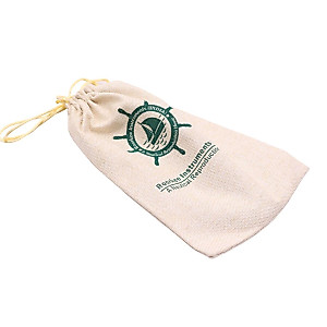 10x Handheld Magnifying Glass Lance with Hardwood Designer Handle Magnifier Loupe, Storage Heavy Cloth Pouch