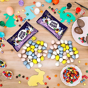 Cadbury Mini Eggs Easter Chocolates– 3-Pack Chocolate Milk Candy Bags for Kids, Holidays, Dessert Decorating – Premium Easter Candy Bulk Covered with Sugar Shells – Delicious Creamy Taste(7.3oz Bags)