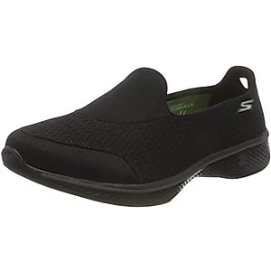 Skechers Performance Women's Go Walk 4 - Pursuit Walking Shoe,Black,8.5 M US