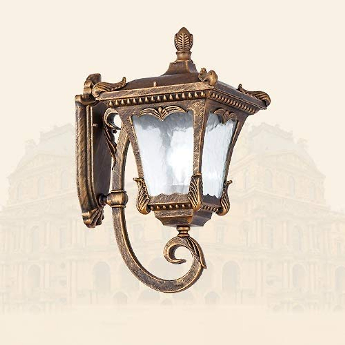 Industrial Style Wall Light Simple European American Country Outdoor Aluminum Waterproof Balcony Garden Doorway Corridor Lamp Wall Wall Light Home Garden Wall Hanging Lamp Retro Villa Gate Wall Lanter