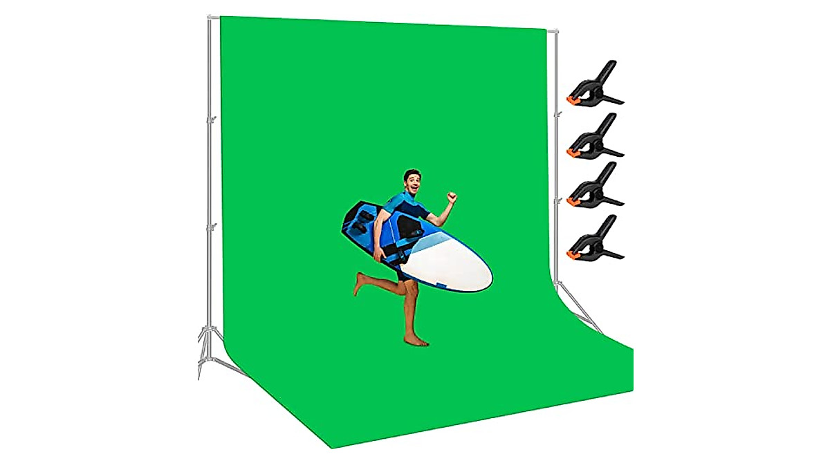 12 X 10 FT Large Green Screen Backdrop for Photography, GreenScreen ...