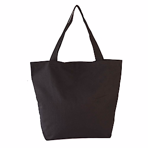 Augbunny Durable 100% Cotton 12oz Canvas Heavy Duty Extra Large Grocery Bag Beach Tote Shopping Bag Multi Purpose Tote.