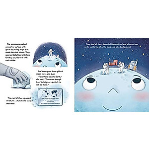 Moon's First Friends: A Heartwarming Story About the Moon Landing (A Social Emotional Friendship Book for Kids About Science and Space)
