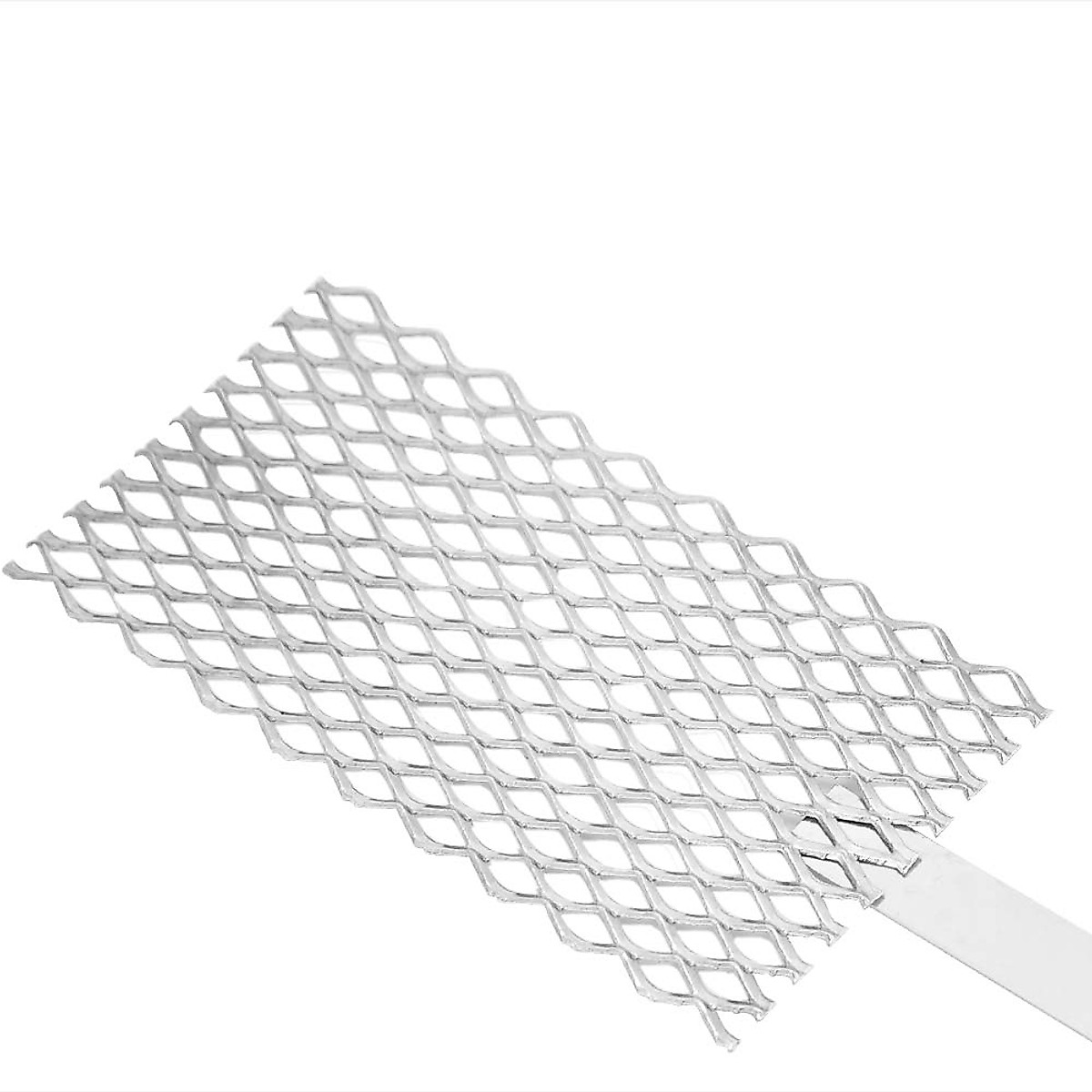 Platinized Anode, Rhodium Jewelry Plating Plater Tool Mesh with Handle, Mesh Platinized Anode Rhodium Palladium Platin Anode,Silver Plating for Jewelry