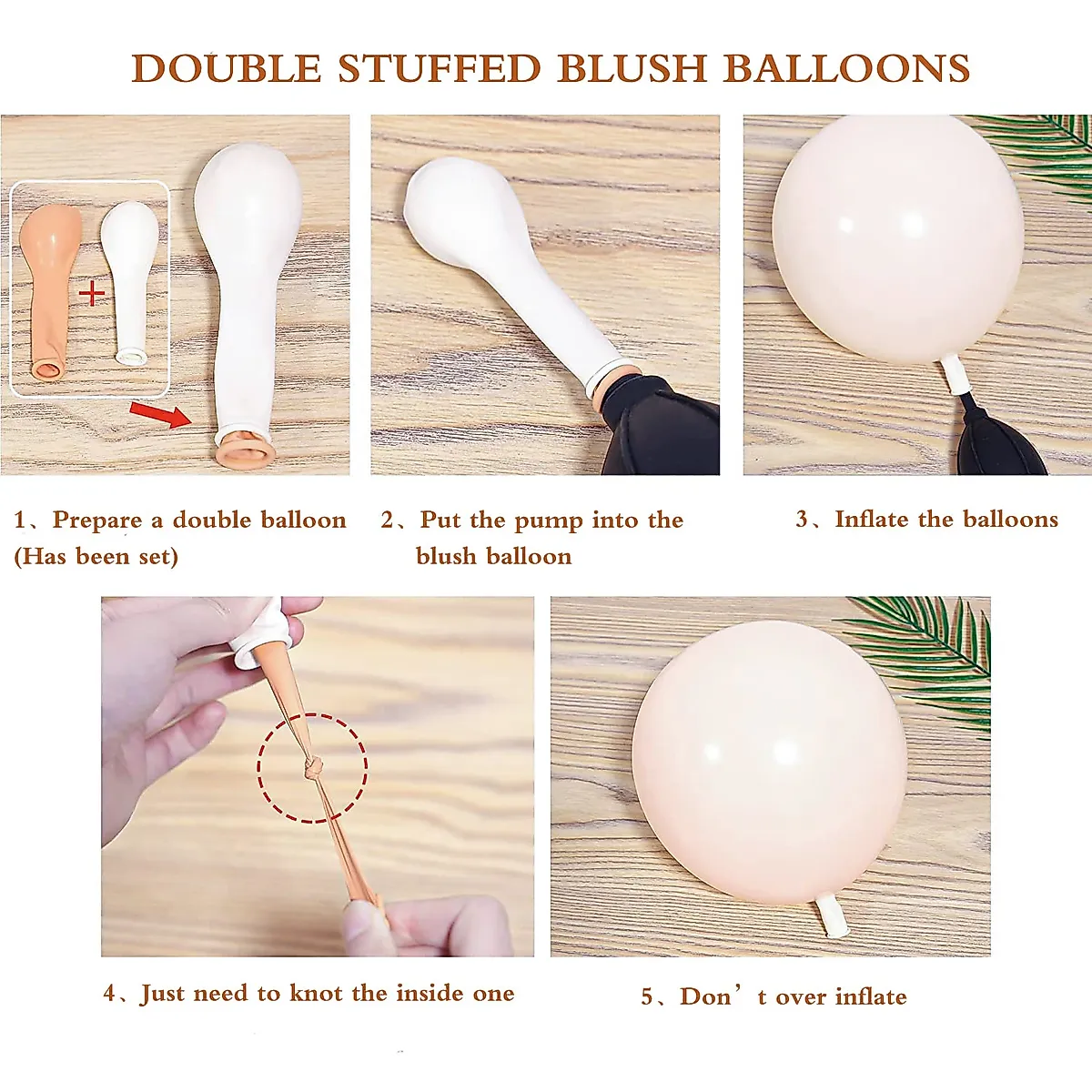 Double Stuffed Blush Balloons Different Sizes 18In 12In 5In Nude Balloon Garland Kit Pastel Cream Peach Latex Balloon Arch For Birthday Wedding Baby Bridal Shower Gender Reveal Bachelorette Supply