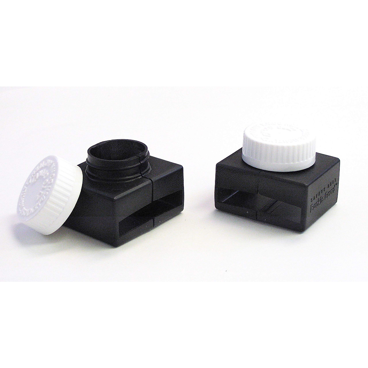 Buckle Guard Seat Belt Button Cover (Black 2 Pack) Deters Kids and Disabled Adults from Opening Their Seat Belt Buckles While Riding in a Motorized Vehicle, Works Best on Buses, Commercial Vans