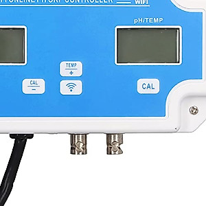 Water Test Meter Portable WiFi Connection Real Time Detection High Precision Wide Range Water Quality Detector for Laboratories (US Plug 120V)
