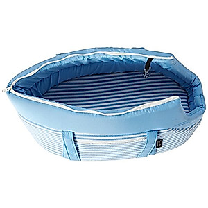 Parisian Pet Malibu Striped Carrier, Blue