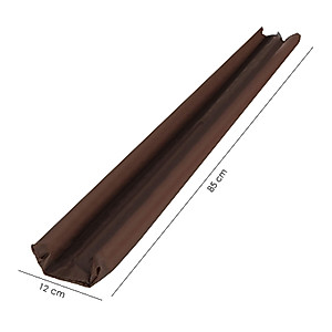 Rehomy Draft Stopper for Door Bottom, Door Dust Protector Twin Door Draft Blocker,Draught Excluder for Bottom of Door 85 x 12cm