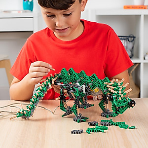 K'NEX - K'NEXosaurus Rex, Motorized Dinosaur Set ‚ 255 Pieces, STEM Building, Engineering Play, Kid Construction Set‚ Ages 7+
