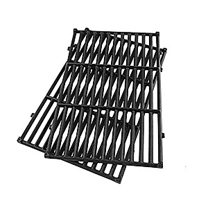 Blackhoso 7638 7639 7527 65906 Grill Grates for Weber Spirit E-310 E-320 S-310 300 Series Spirit II E-310 SP320 Cast Iron Grids Weber Smokefire ex4 ex6 Grates, Genesis Gold B/C Gas Grills