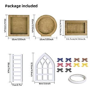 St. Patrick's Day Tiered Tray Decor St. Patrick's Day Decorations Interchangeable Decor with Wooden Frames, Arch, Ladder and 18 Cards Cards Including 36 Patterns, (36 Pattern)