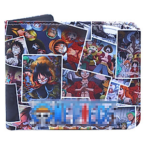 Amatensu Anime Characters Monkey D Luffy wallet Roronoa Zoro wallet Trafalgar D Water Law wallet Portgas D Ace wallet A