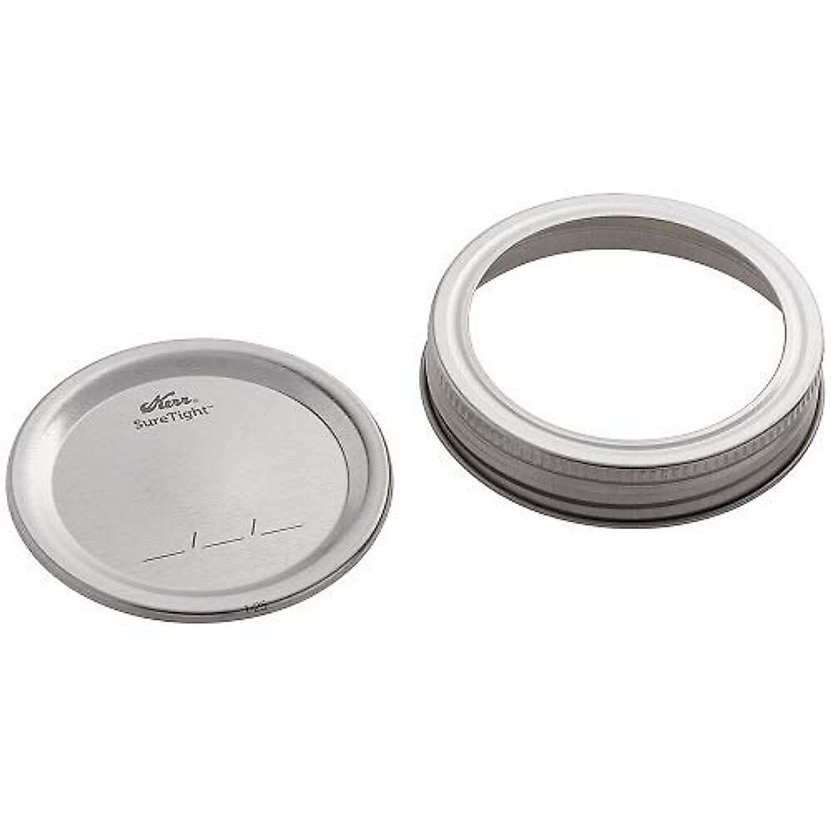 Regular Mouth Mason Jars Lids and Bands for Canning Jar - 12 Count of 1 Pack (2.75"/70mm)