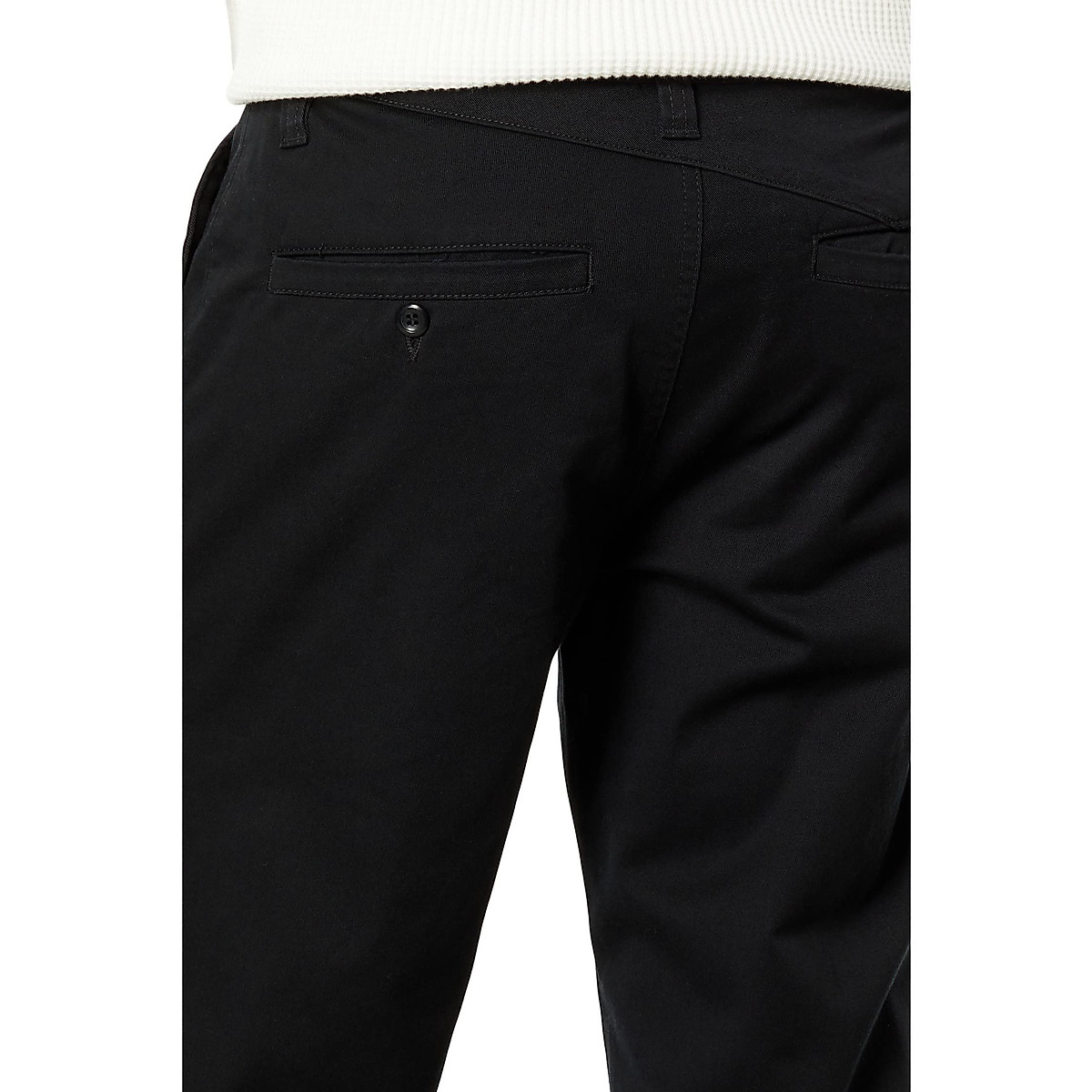 Volcom Men's Frickin Modern Fit Stretch Chino Pant, Black 1, 28W x 30L