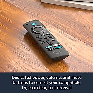 Alexa Voice Remote (International Version) with TV controls, requires compatible Fire TV device