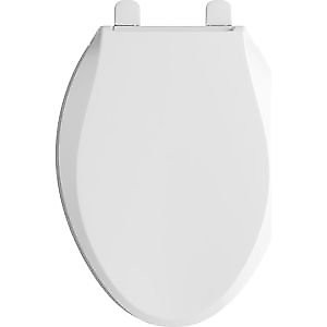 KOHLER 75796-0 Cachet Nightlight Quiet-Close with Grip-Tight Toilet Seat