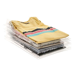 FUGAZ, BLOUSE ORGANIZER, SCARF organizer, TANK TOPS organizer, Closet Organizer Drawer Organizer, 10 pack